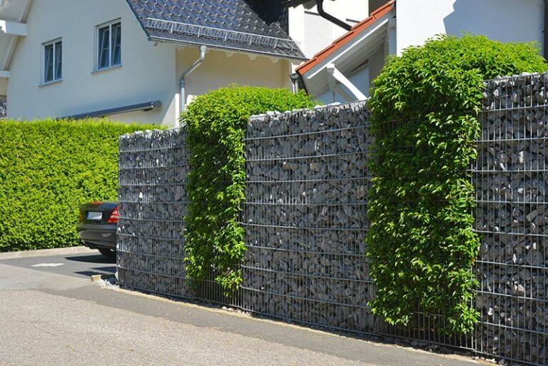 Poser un mur en gabion